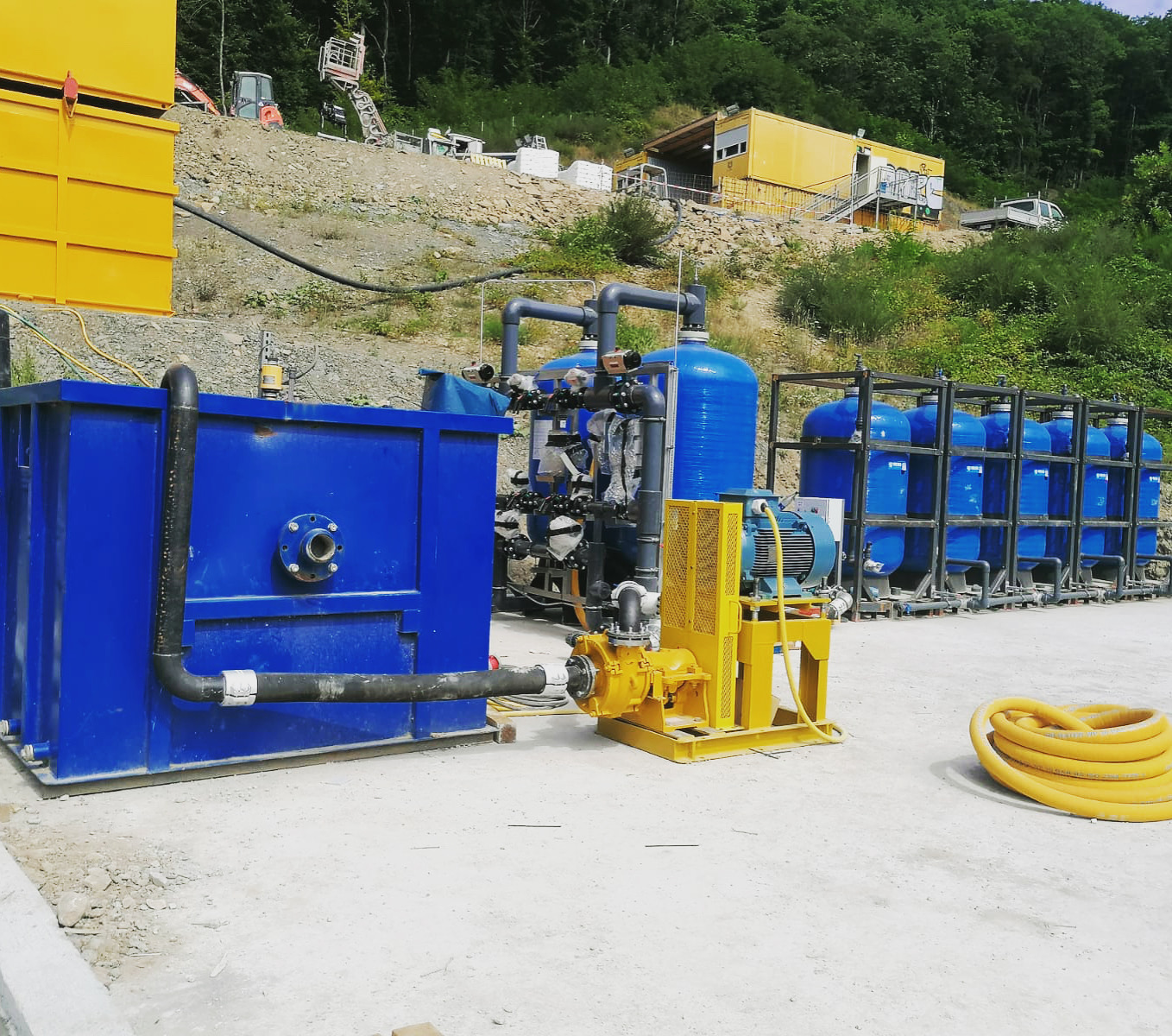 Abwasser umweltfreundlich neutralisieren - Absetzbecken